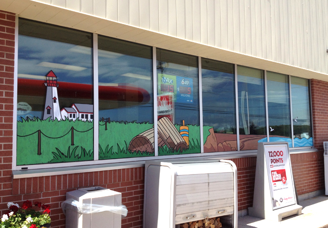 Window Painting | Shiny Paint | Hand Painted Signs, Window Painting ...