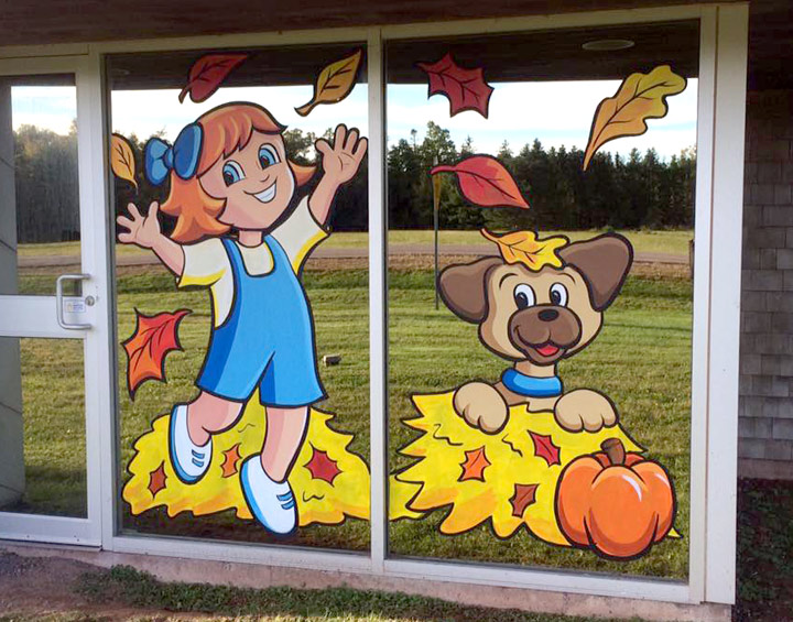 Window Painting | Shiny Paint | Hand Painted Signs, Window Painting ...